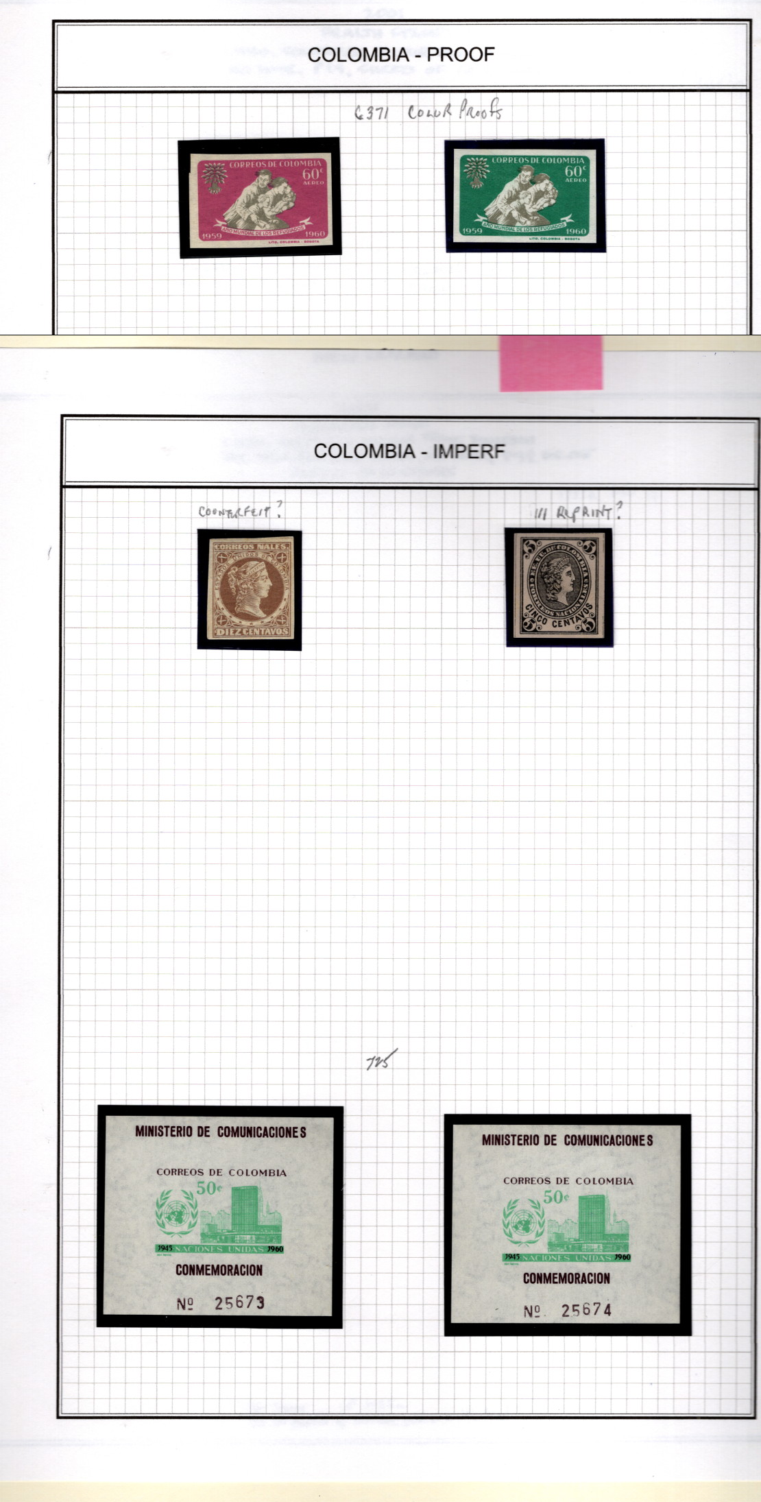 South America : 9890677 Colombia Scarce Items LOOK